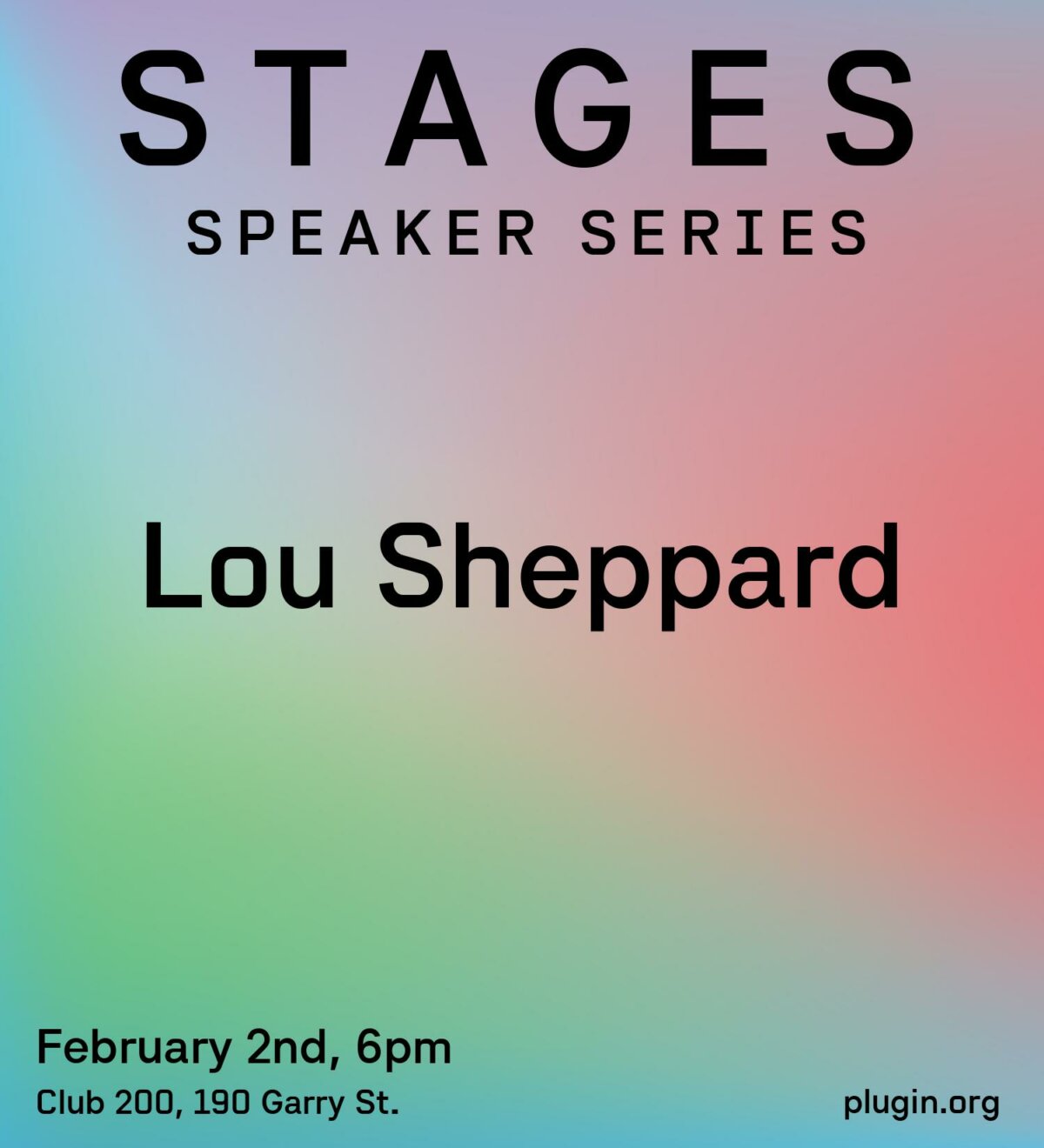 Artist Talk with Lou Sheppard | STAGES Speaker Series