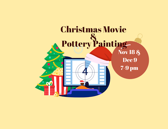 Christmas n’ Movie Pottery Painting