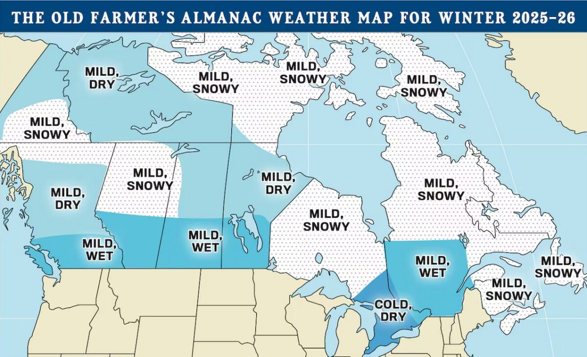 2025/26 Winter Season Forecast: What You Can Expect in Canada According ...