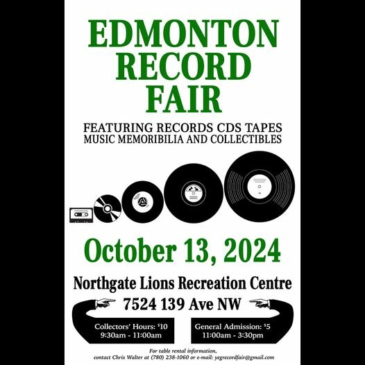 Edmonton Record Fair Fall 2024