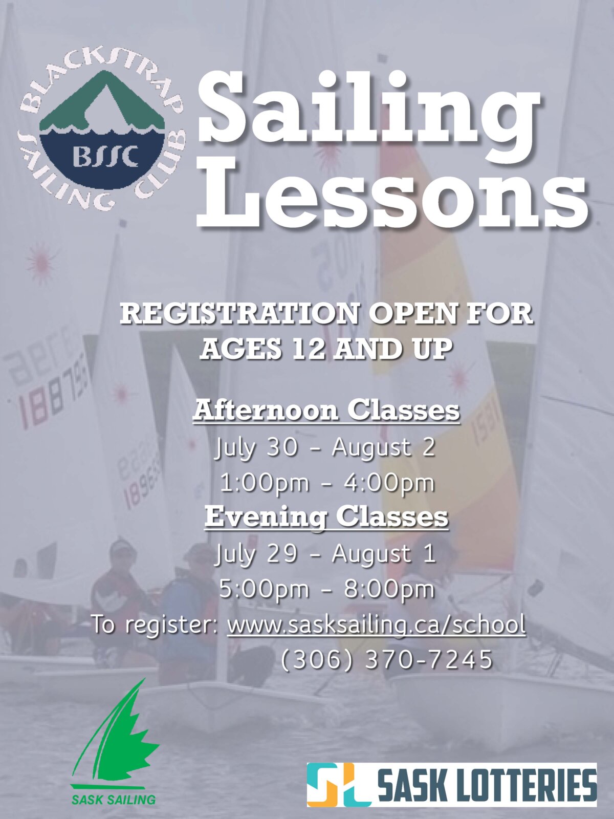 Learn to Sail at Blackstrap Sailing Club