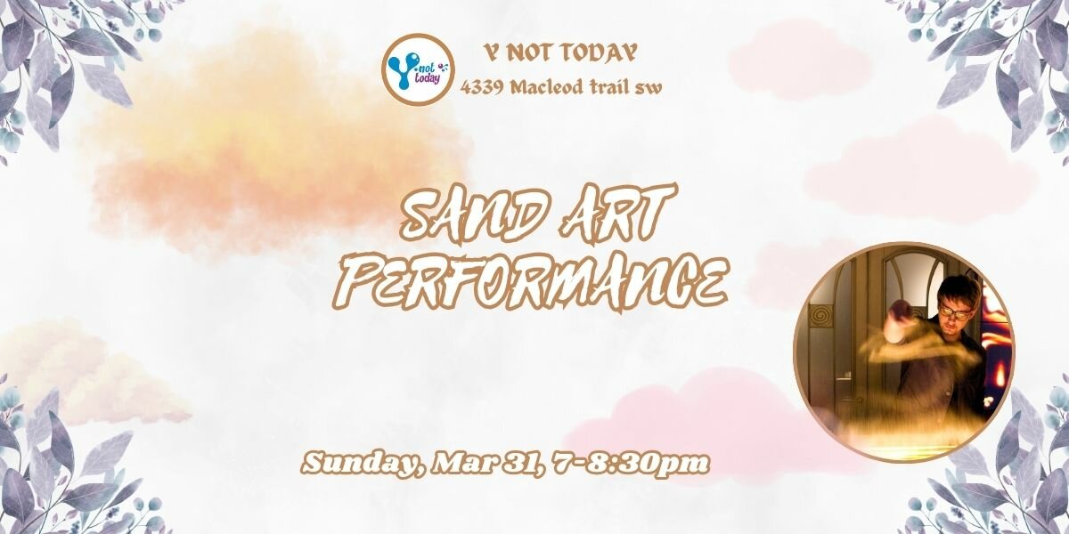 Sand art performance