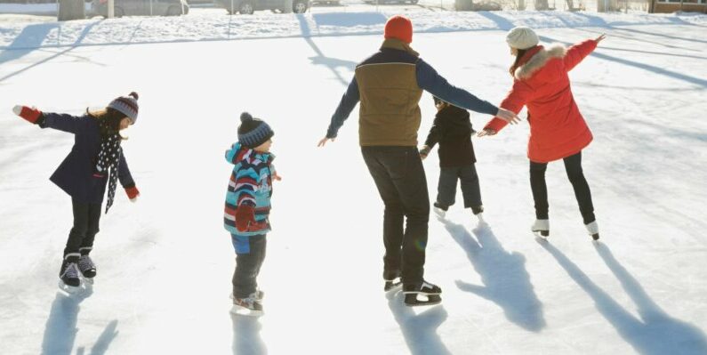 New Outdoor Lakefront Skating Rink Opens in Port Perry Feat. Artisan Market