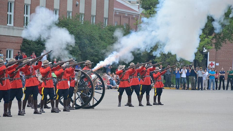 RCMP Sunset Ceremony