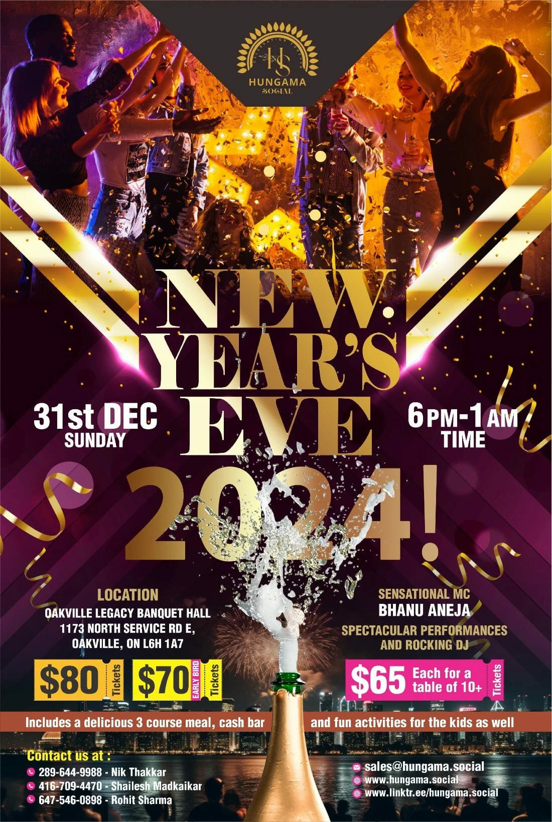Bollywood Glitz & Glamour: New Year’s Eve 2024 with Hungama Social