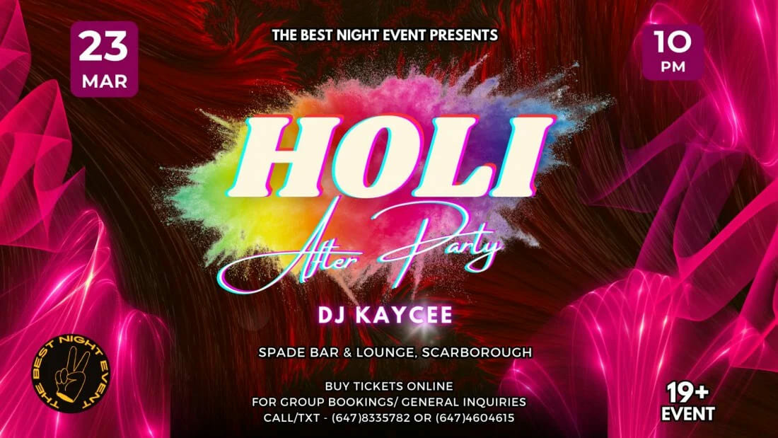 Holi DJ Night Celebration 2024