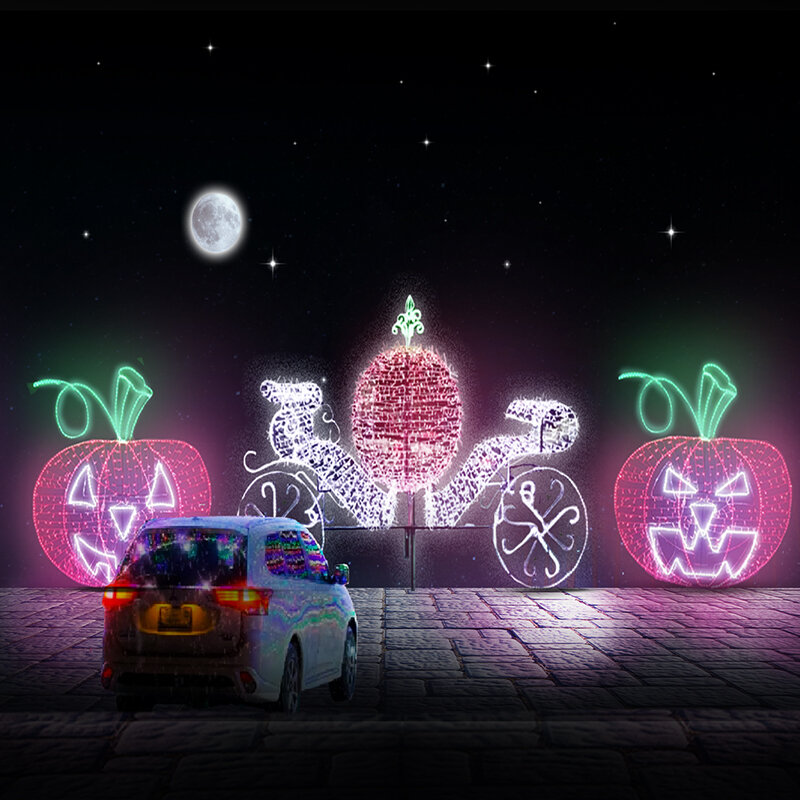 SAVE 40% to 50%: Halloween Light Show Brings 2 Km Drive Through ...