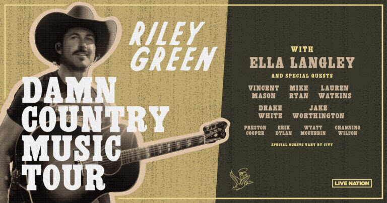 Riley Green to Visit 6 Canadian Cities on Damn Country Music Tour – 2025