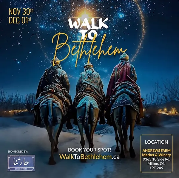 Walk to Bethlehem!