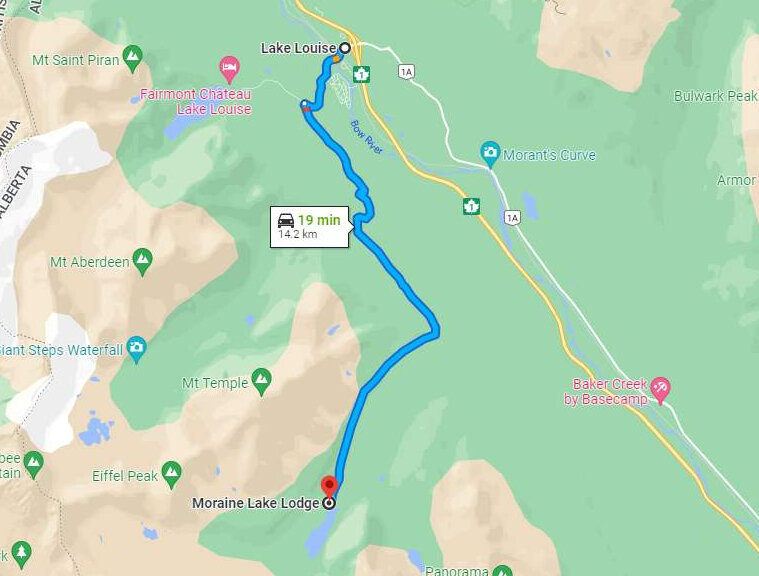 Driving to Alberta’s Iconic Moraine Lake Prohibited; Lake Road Closed ...